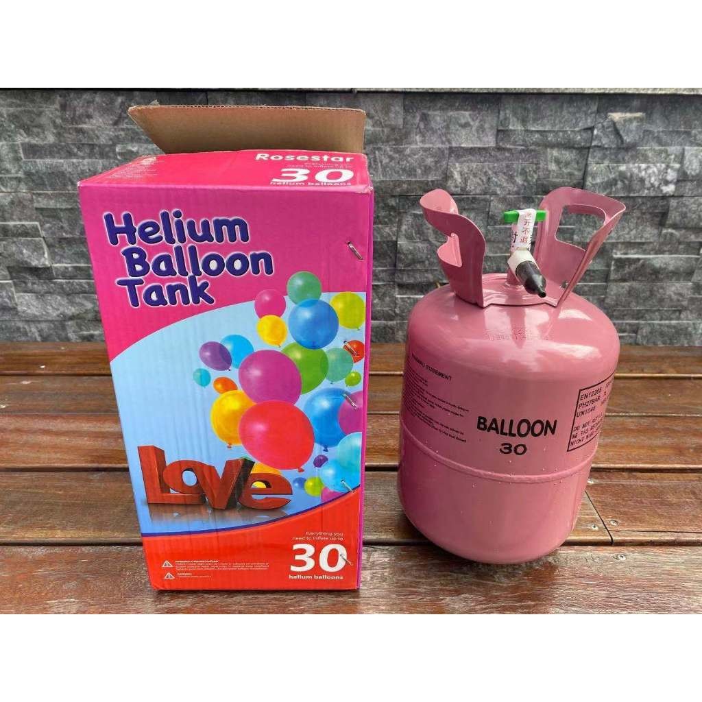 Helium Gas 100 balloons (Disposable tank) Balloon Protector | Shopee ...