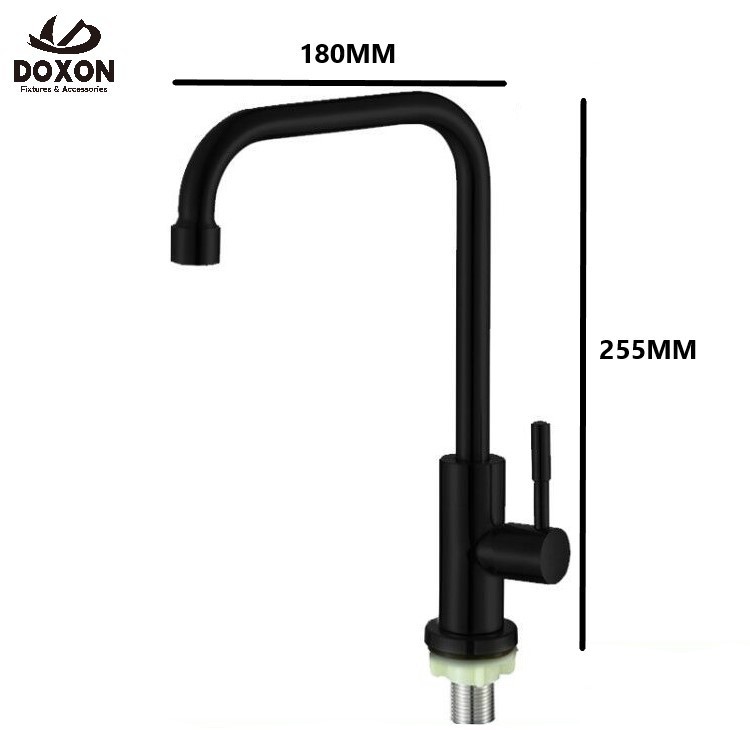 Doxon High quality stainless 304 kitchen single cold 7 shape faucet ...