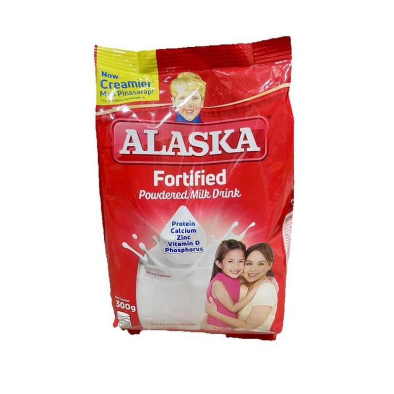 Alaska Fortified Powdered Milk Drink 300G 892 | Shopee Philippines