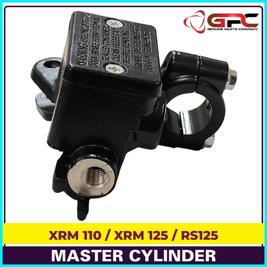GPC XRM 110 / XRM 125 / RS125 FRONT BRAKE MASTER CYLINDER | Shopee ...