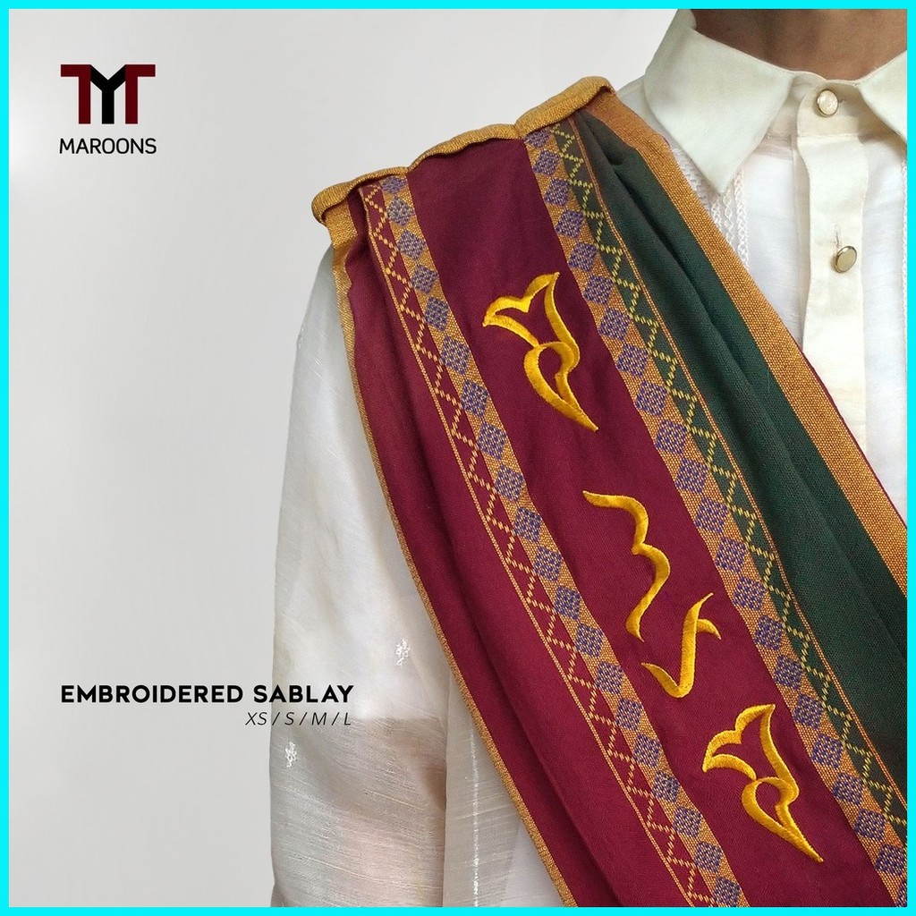 Maroons- UP Sablay University of the Philippines ( Embroidered Baybayin ...
