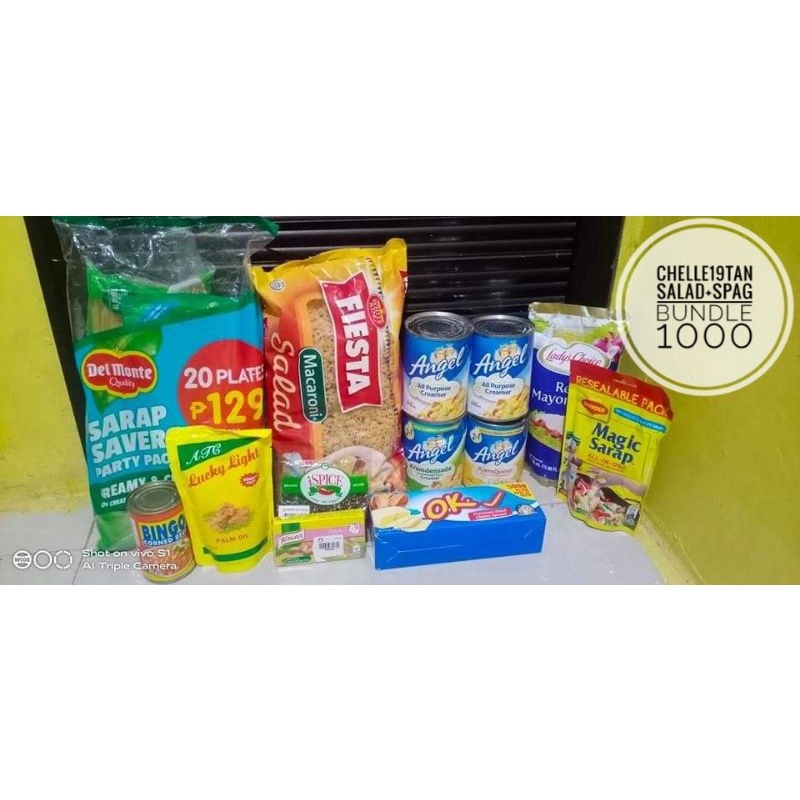 CHEL || MACARONI SALAD AND SPAGHETTI BUNDLE PACKAGE | Shopee Philippines