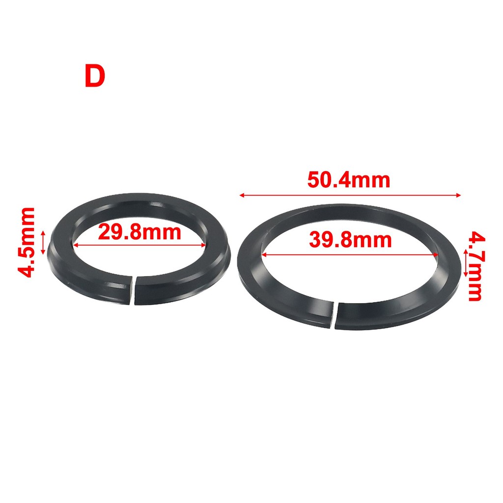 JTFY ️Bicycle Tapered Fork Headtube Reducer Headset Adapter Bike ...