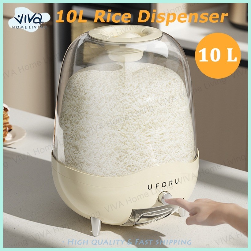 20L Rice Dispenser,Rice Storage With Measuring Cup,Rice storage Box ...