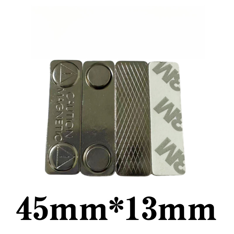 20Pcs Magnetic Badge Nameplate Adhesive Magnet Manila ID Badge Holder ...