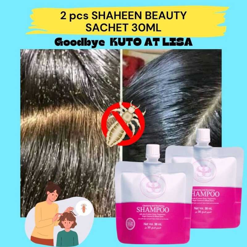 Shaheen Beauty 30 Ml Sachet Shampoo For Kuto, Head Lice, Dandruff ...