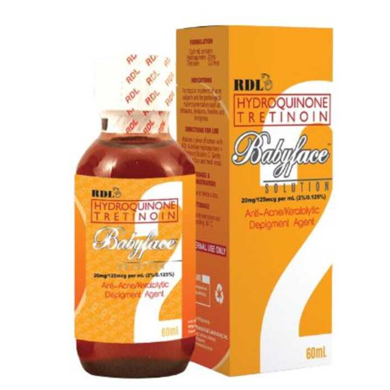 Rdl#2 Hydroquinone Tretinoin Babyface Solution 60Ml 2F5 | Shopee ...