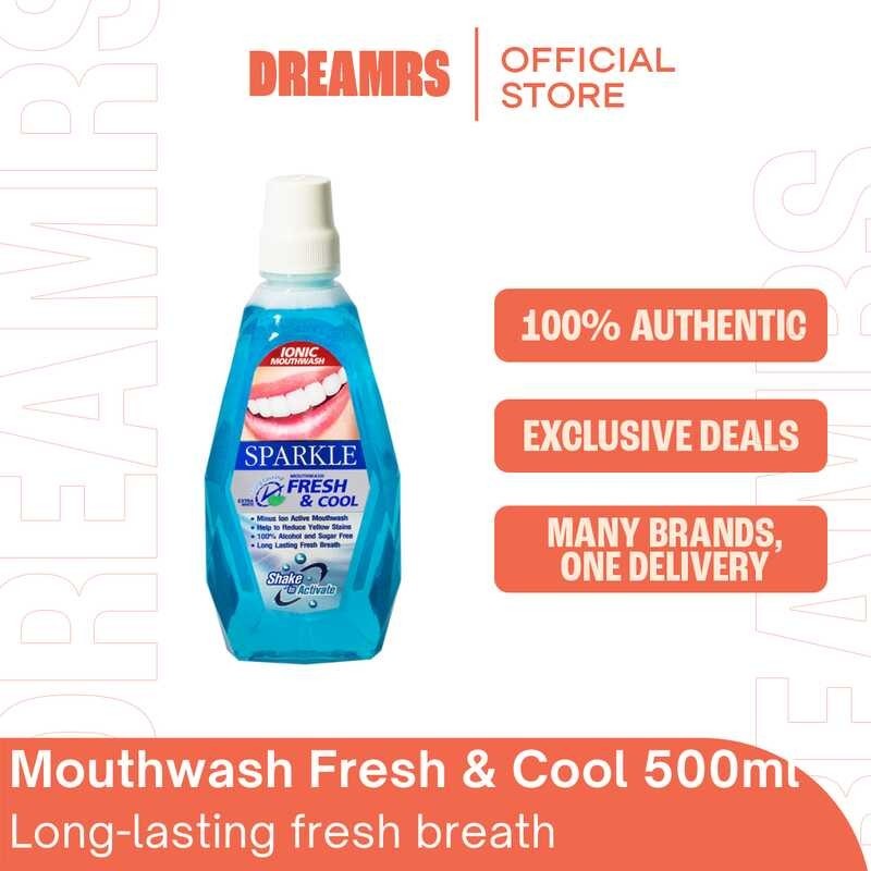 COD 2024 SPARKLE Ionic Mouthwash - Fresh & Cool 500ml | Shopee Philippines