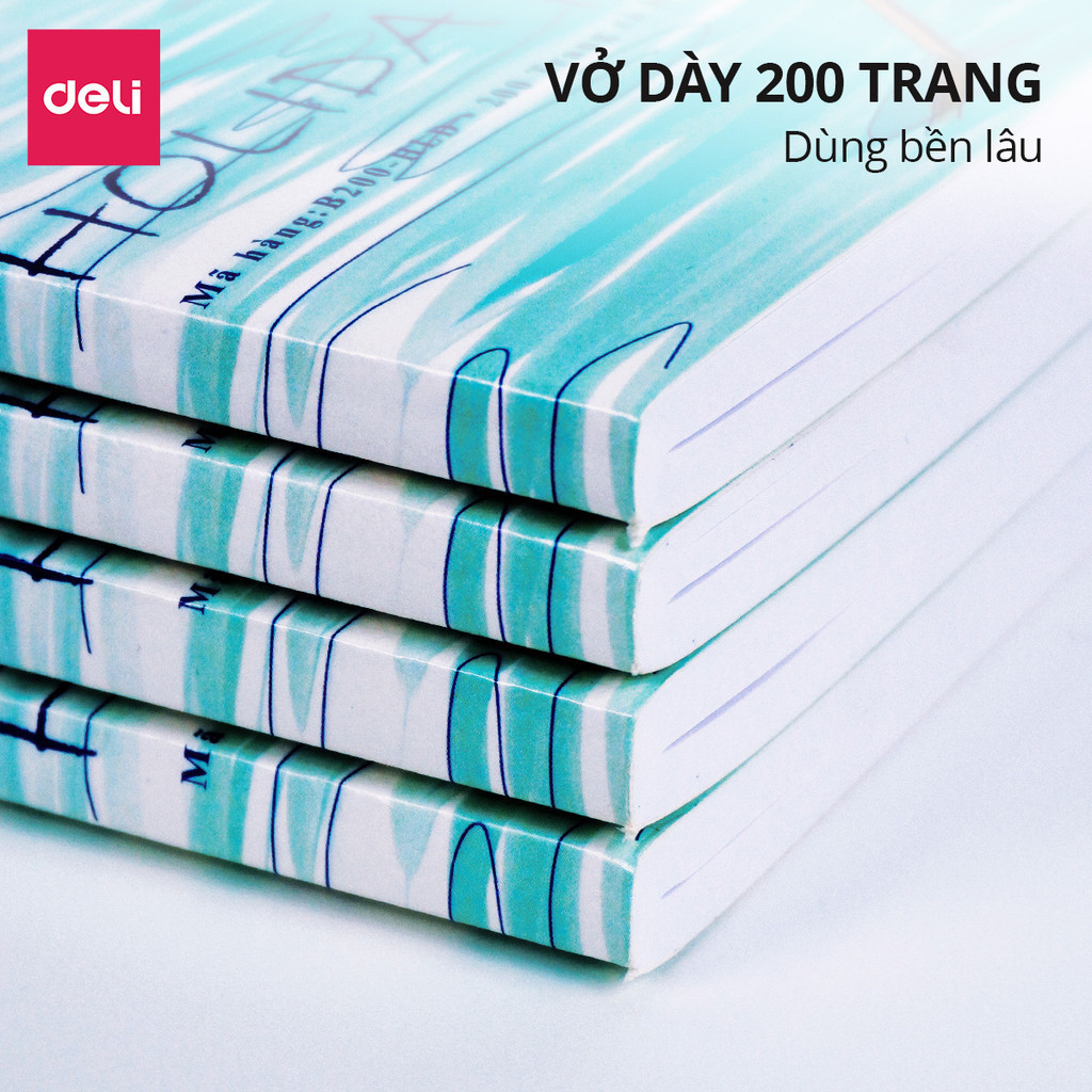 Deli Student Horizontal Notebook - A4 Notebook 200 260 Pages - Thick ...