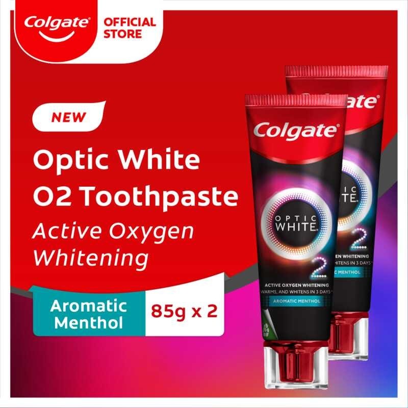 COD 2024 Colgate Optic White O2 Toothpaste - Aromatic Menthol, Teeth ...