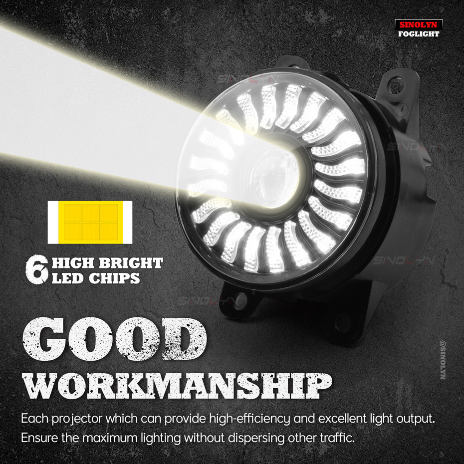 Angel Eye Fog Lamps DRL LED Driving Lights Projector For Proton Inspira ...