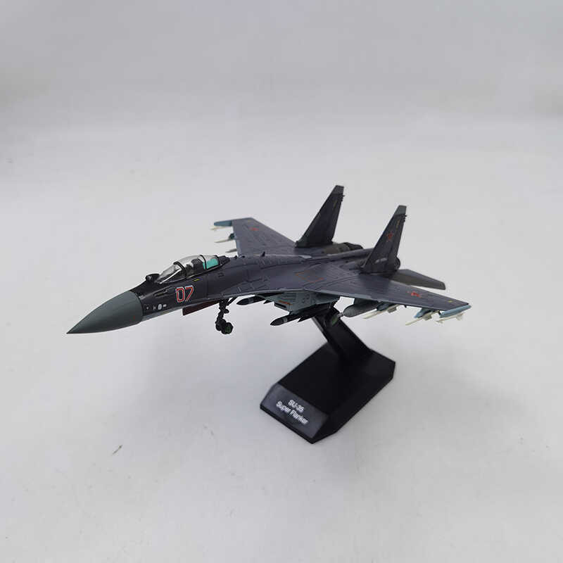 1/100 Scale Diecast Metal Alloy Russia Fulcrum Flanker Su-35 Su35 ...