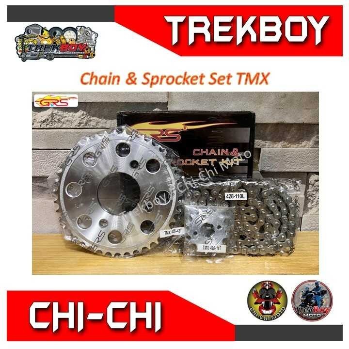Chain ORIGINAL GRS At Sprocket Set Para TMX 155 [Ginawa Sa Malaysia ...