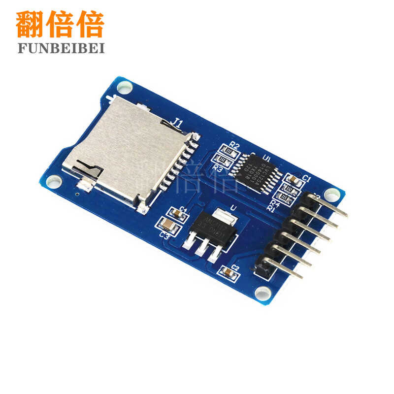 Micro SD Module SPI Interface TF Card Reader Na May Level Conversion ...