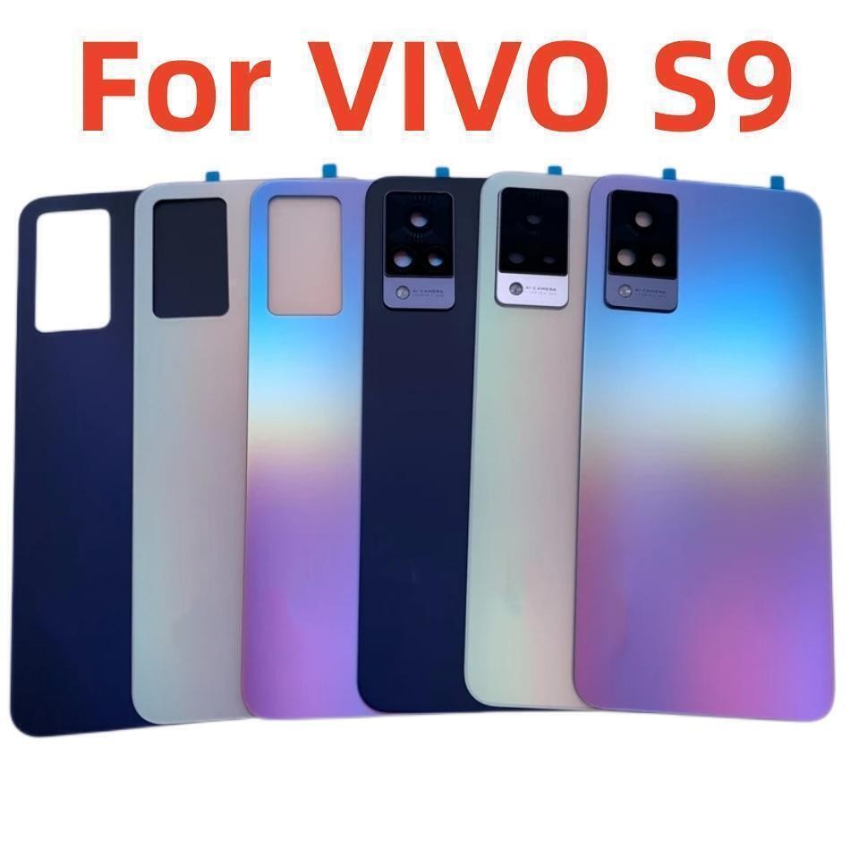 Bagong likod na baso para sa VIVO S9 V2072A Battery Cover likod na ...