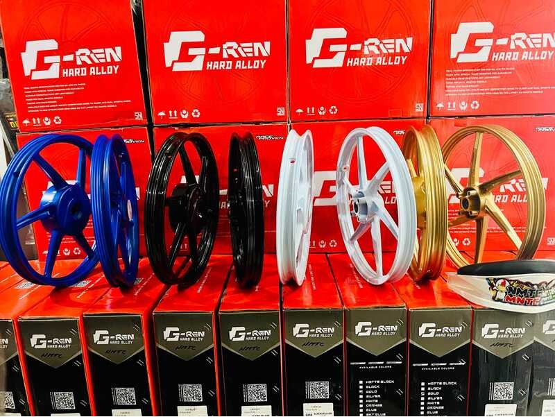 G REN MAGS 1.20/17/1.40/17 Click125i/Click150i V1/V2/V3 HONDA Gr6 Black ...