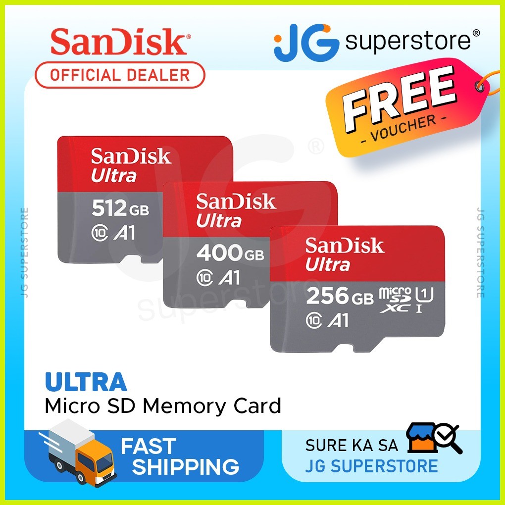 ♀ SanDisk Ultra 400GB 512GB 1TB Micro SD Card UHS-I SDXC Class 10 with ...