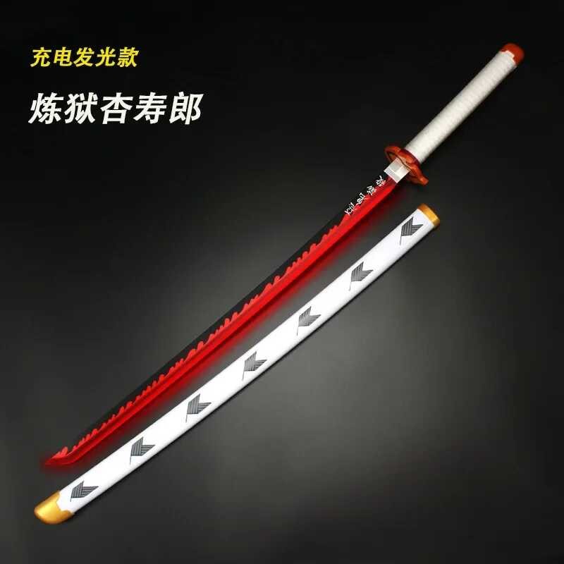 4F 103Cm Kimetsu No Yaiba Light Nichirin Tō Sword Wooden Abs Material ...