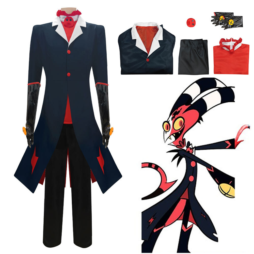 §≈ Hazbin Hotel Helluva Blitzo Cosplay Costume Party Uniform Suit With ...