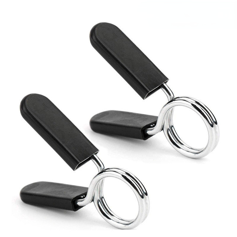 1 Piece 25mm Barbell Clamp Spring Collar Clips Gym Weight Dumbbell Lock ...