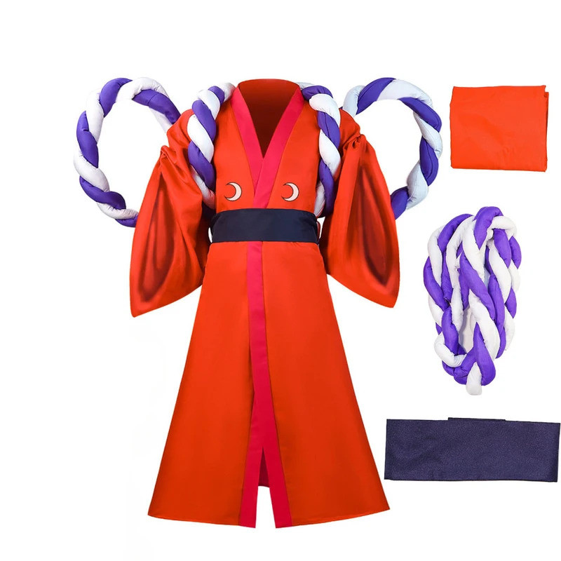 § Anime Kozuki Oden Cosplay Costume Japanese Kimono Uniform Full Set ...