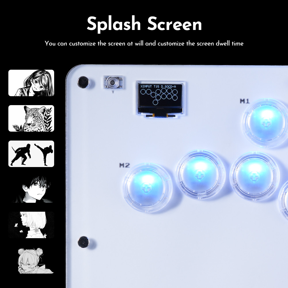 Joystick Arcade Hitbox Controller Leverless Arcade Stick For PC /PS3 ...