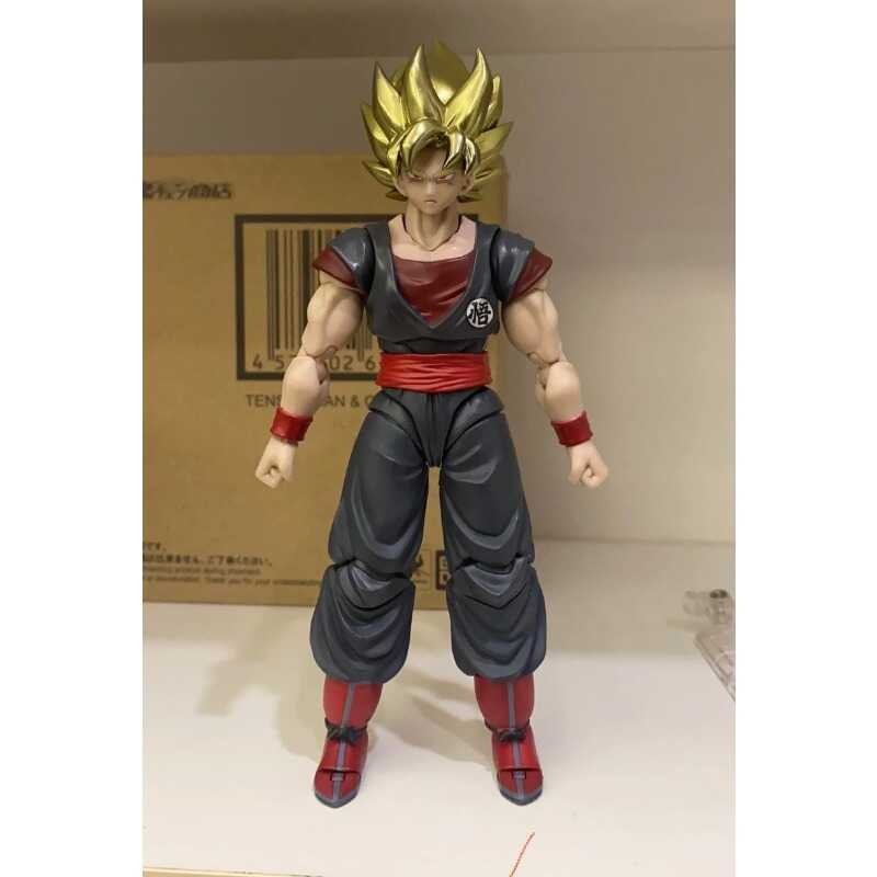 1 In Stock Bandai Original Shf Dragon Ball Saiyan Goku Human Cloning ...