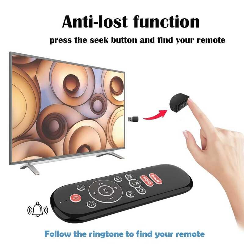 PLUS W1 Air Mouse Remote Control 2.4G RF Wireless Smart Gyroscope ...