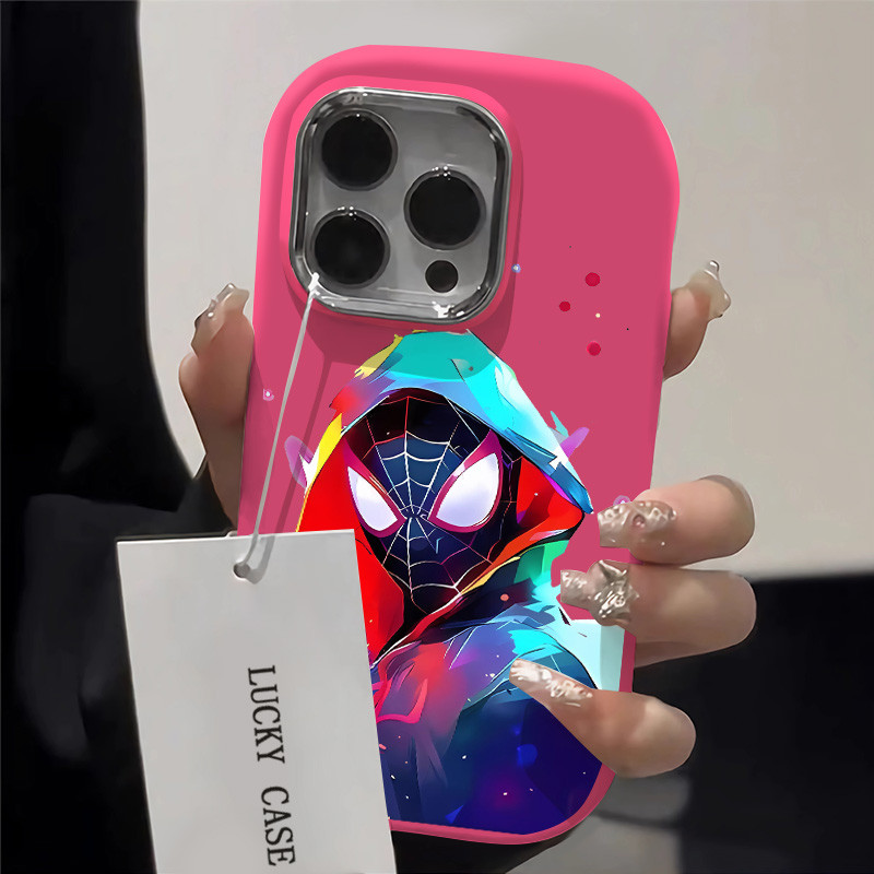 Creative and Colorful Spider Man Phone Case Compatible for IPhone 11 12 ...