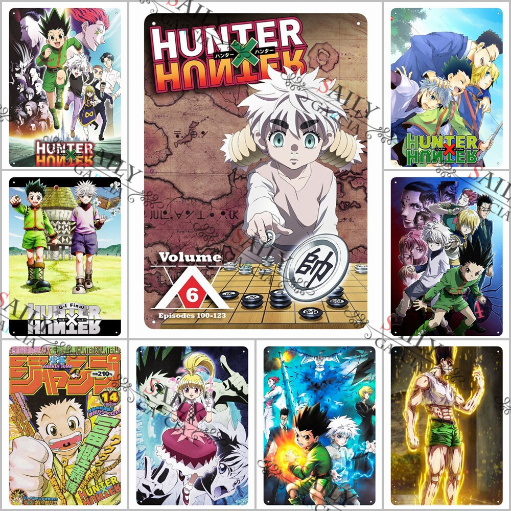 Hunter X Hunter Metal Print Plates Classic Japanese Anime Pub Bar Sign ...