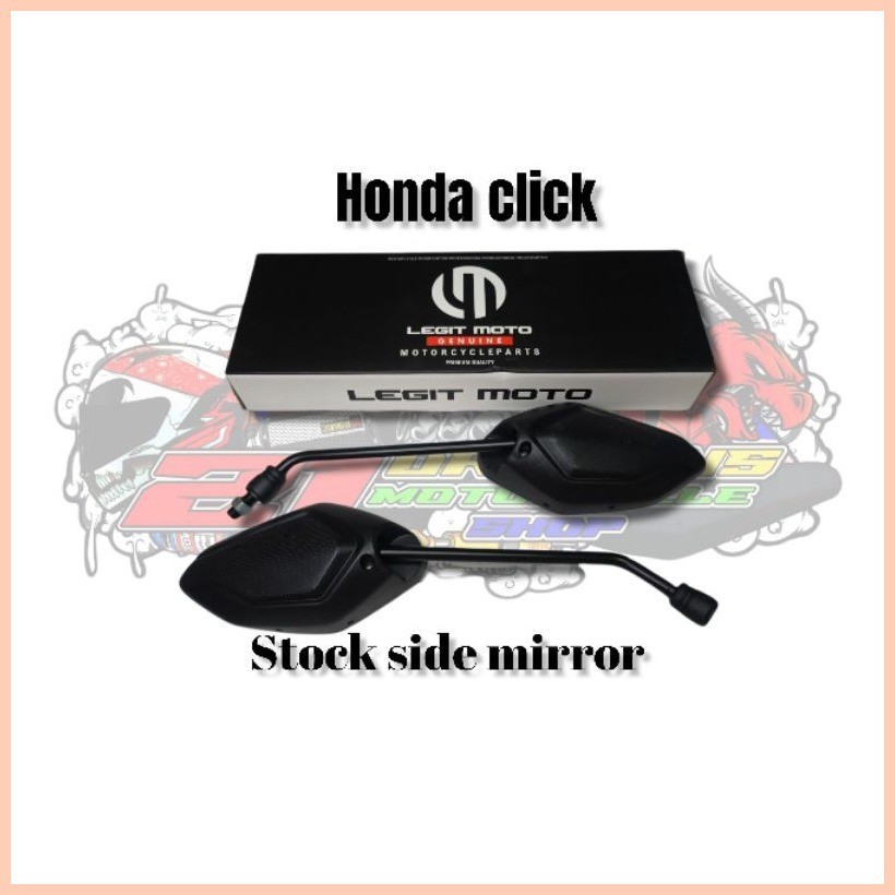 ๑ Honda Click stock side mirror (legit moto brand) | Shopee Philippines
