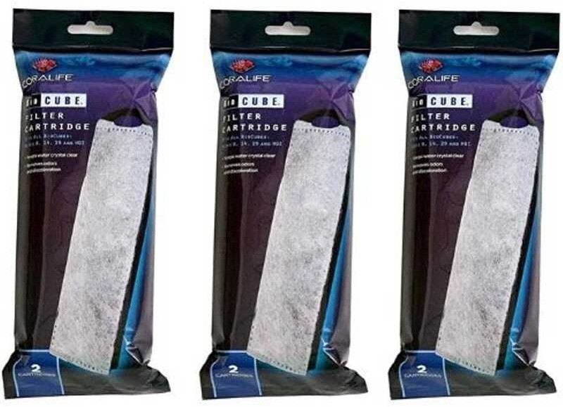 Coralife BioCube Original Filter Cartridge Replacements, 2-Pack (3X2 ...