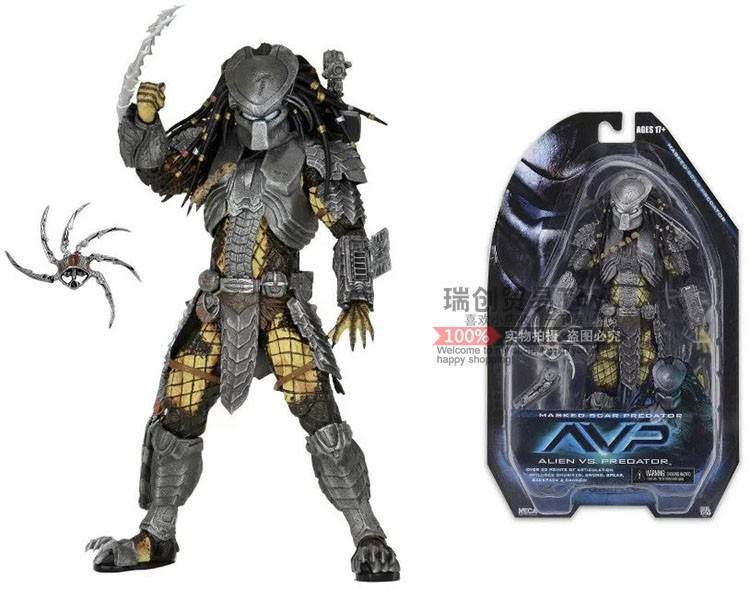 NECA Predator AVP Predator Wave 15 Scar 14 Wave Cat Face Celtic 7 Inch ...