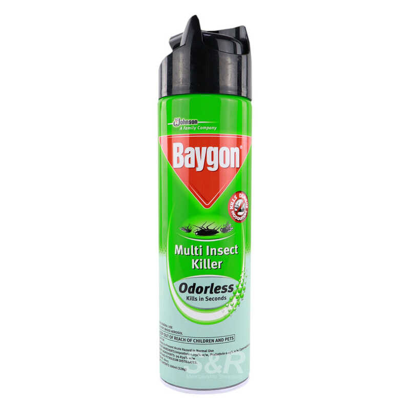 Baygon Multi Insect Killer Odorless 500Ml | Shopee Philippines