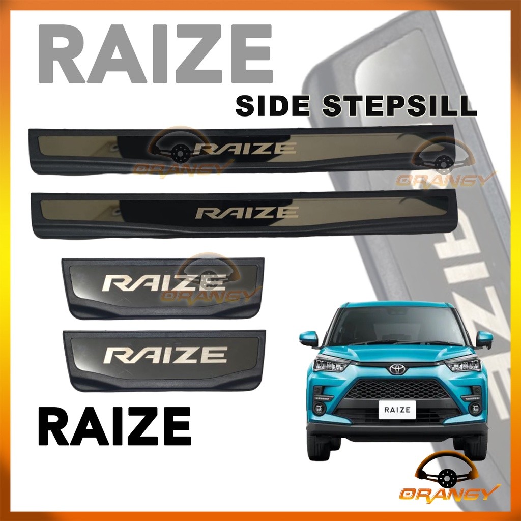Toyota Raize 2020 to 2024 OEM Side Stepsill / Door Step Sill Protector ...