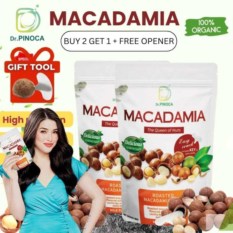 [Buy 2 GET 1] Milk Flavor Macadamia Nuts Healthy Food Rich Nutrition ...