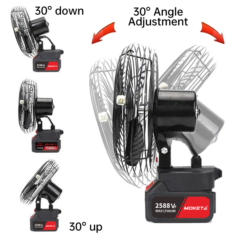 SOARFLY 8 Inch 50000mAh Cordless Fan Portable Fan High Power Outdoor ...
