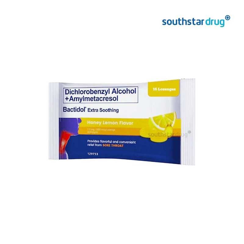 Bactidol 1.2 Mg / 600 Mcg Honey Lemon Lozenge 16S 831 Caf | Shopee ...