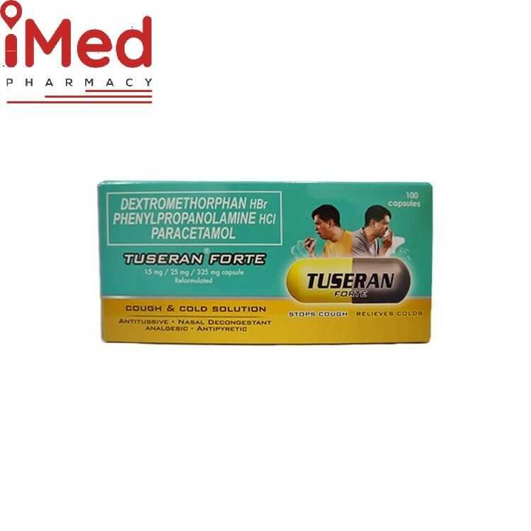 TUSERAN FORTE CAPSULE 4'S 1C1 Ce9 | Shopee Philippines