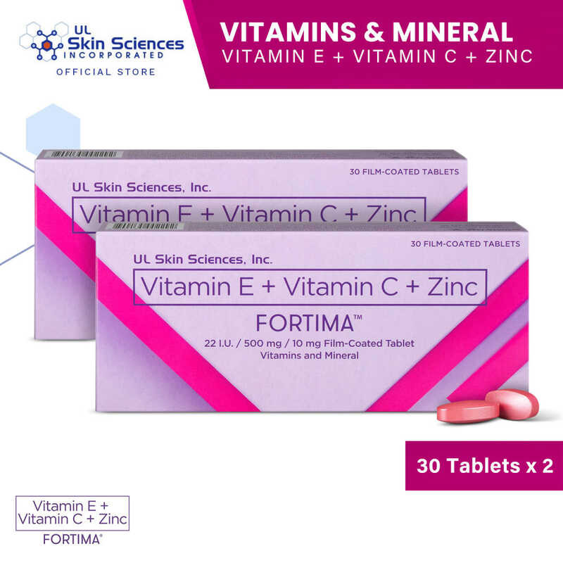 Fortima (Vitamin E Vitamin C + Zinc) 30S Box (2 Boxes) | Shopee Philippines