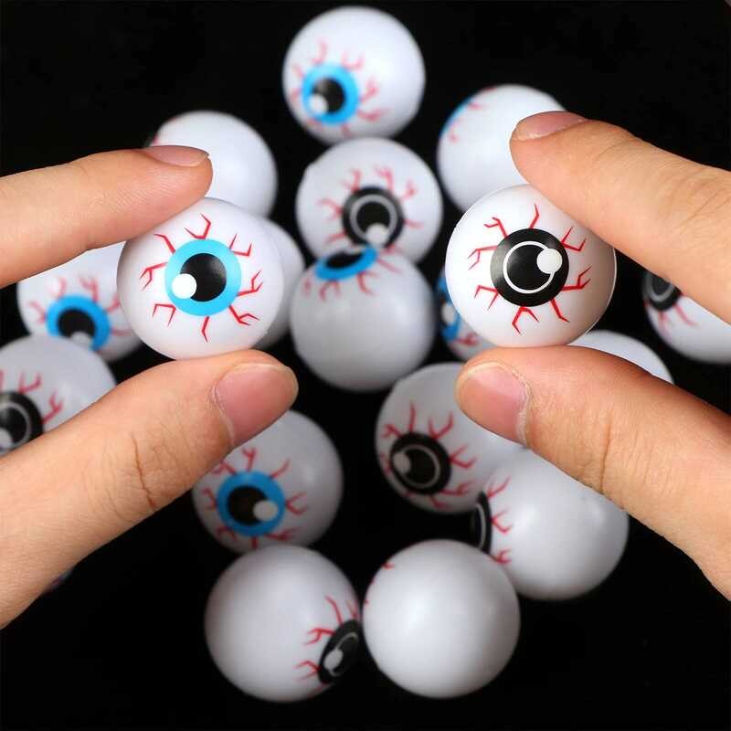 Xj 60Pcs Plastic Halloween Eye s Scary g Pong Eye s For Kids Fake Eye s ...