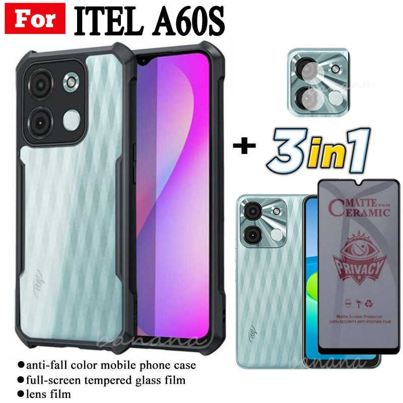 3 In 1 Itel A60s A05s Shockproof Phone Case For ITEL A60 A70 A50 Rs4 ...