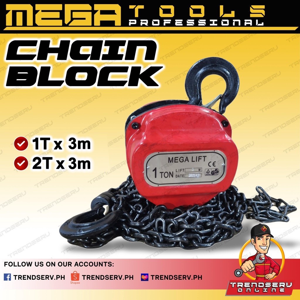 MEGA Chain Block 1TON 2TON | Shopee Philippines
