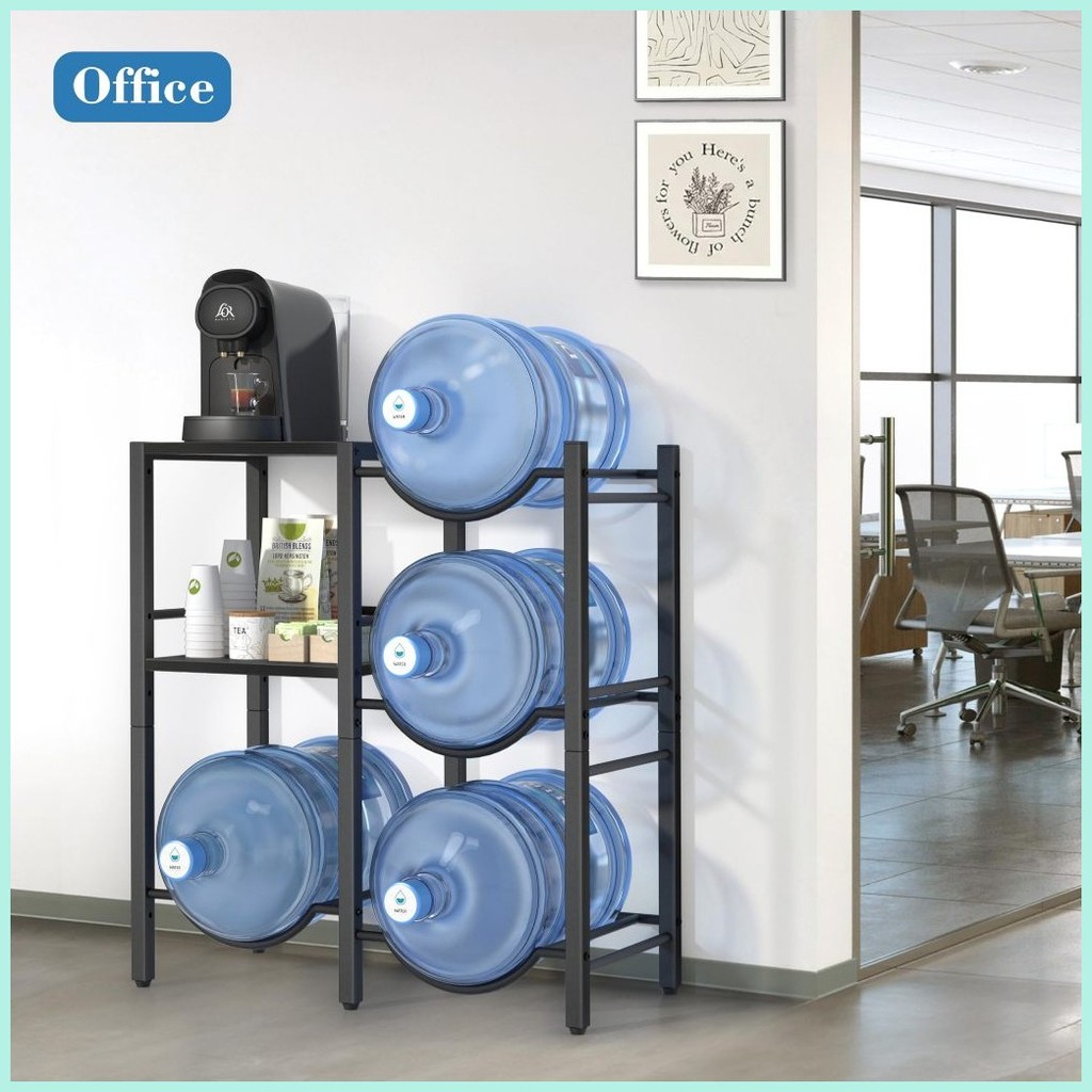 Water Dispenser Rack Stainless steel Water Container Gallon Rack Office ...