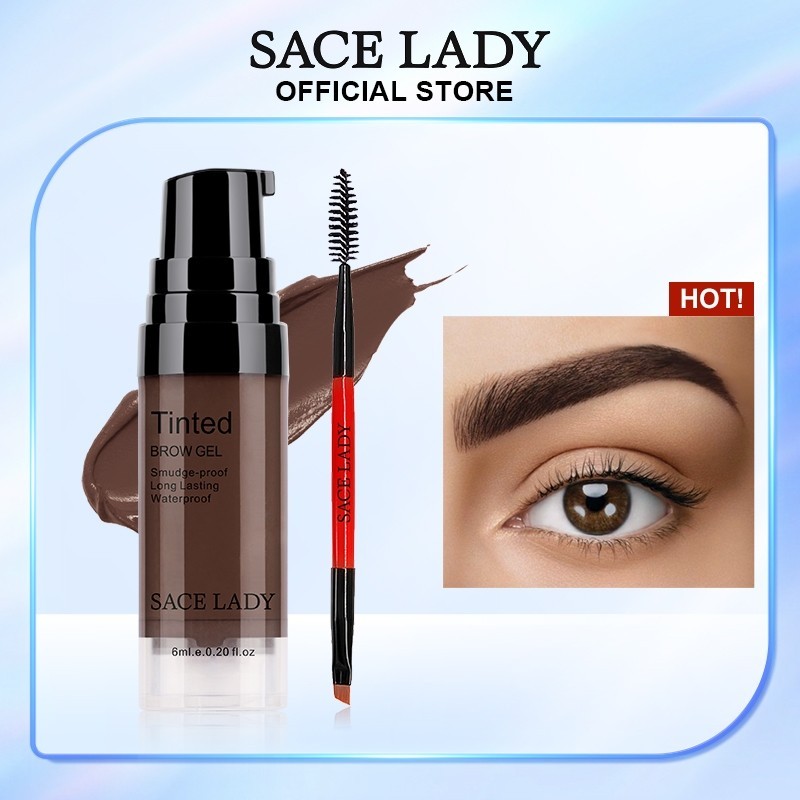 SACE LADY Eyebrow Gel 3 Color Durable Waterproof Highly Pigmented ...