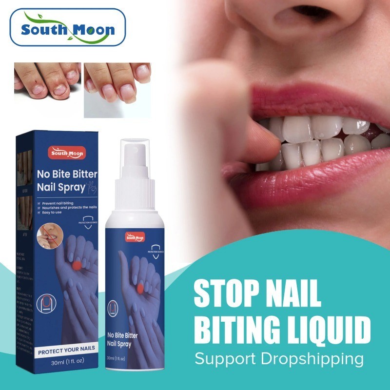 Anti-Biting Nails Spray Non-Toxic Repair Cuticle Biting Damaging ...