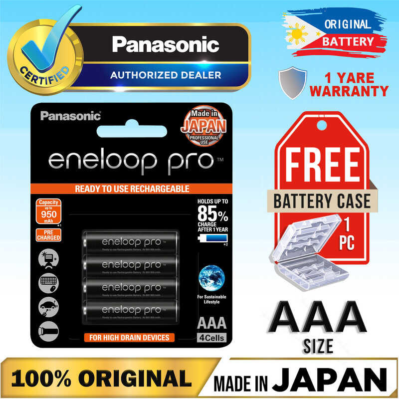 Eneloop Panasonic Pro And Charger 1.2V Aa/Aaa Ni-Mh 100% Original Of 4 ...