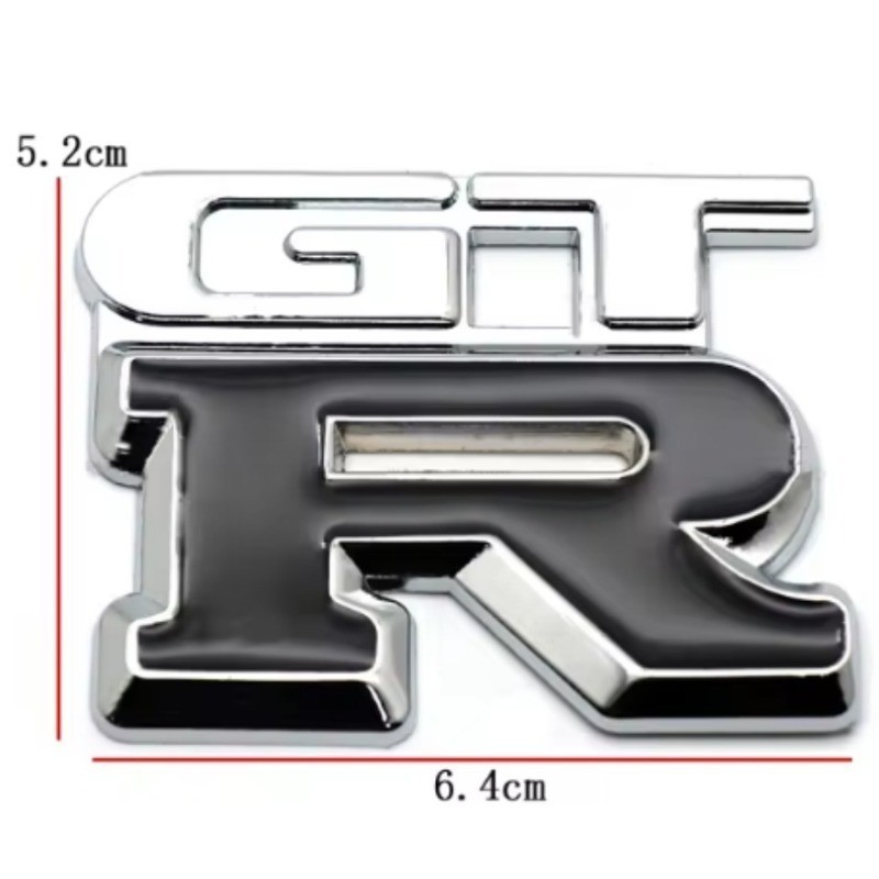 1Pcs 3D Metal GTR Logo nissan gtr emblem gtr 150 emblem For NISSAN GTR ...