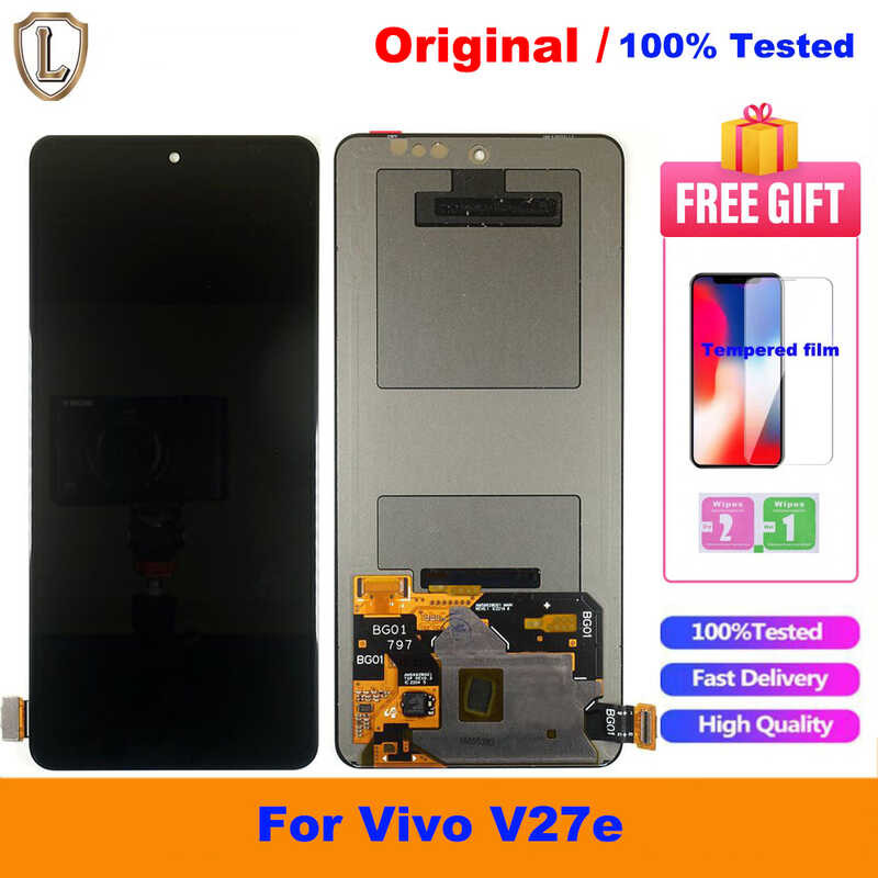 Original 100% Tested For Vivo V27e LCD Display Touch Screen V2237 ...