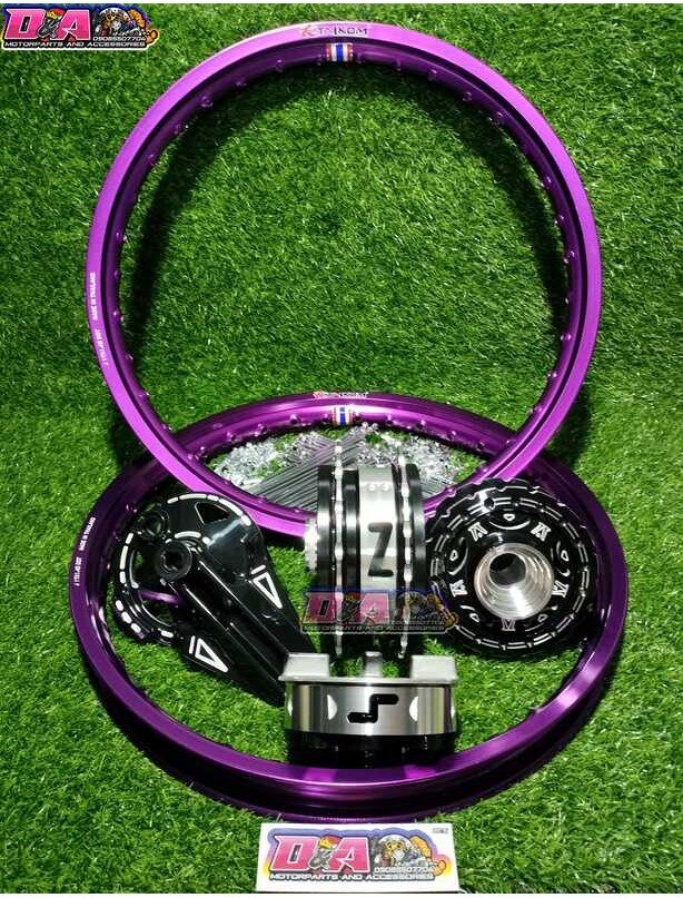 RIM 17S YASAKI LIGHTEN HUB SET (Ariete) GEAR TYPE FOR HONDA WAVE RAIDER ...